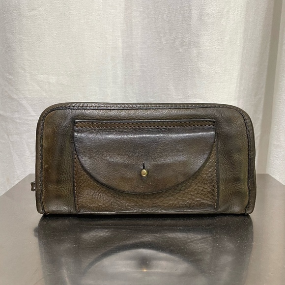 Campomaggi | Bags | Army Green Leather Campomaggi Wallet With Front ...